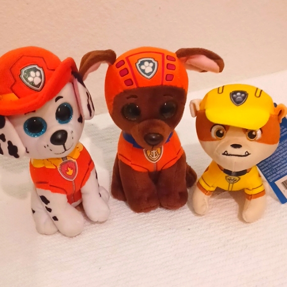 Toys | Ty Beanie Baby Marshall Rubble Zuma | Poshmark